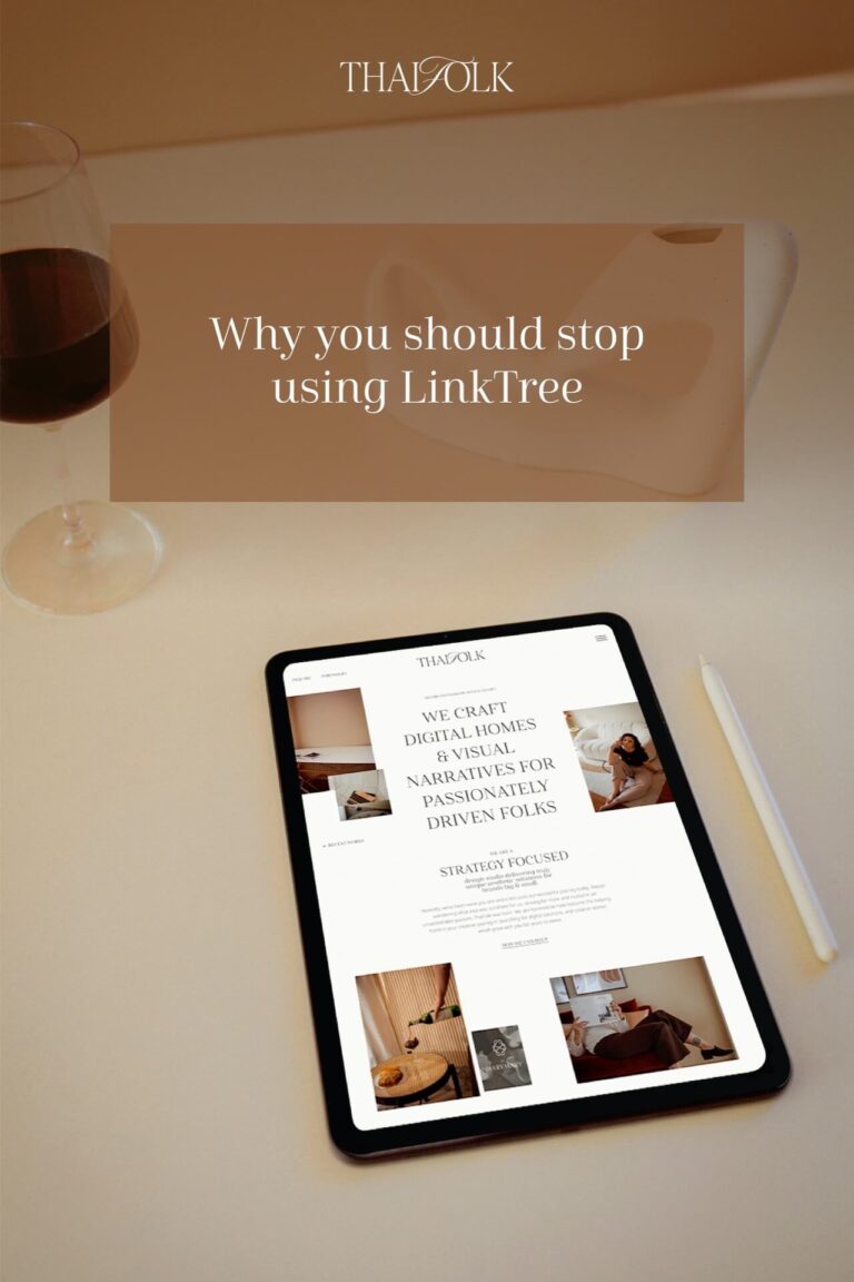 Why you should stop using LinkTree - ThaiFolk