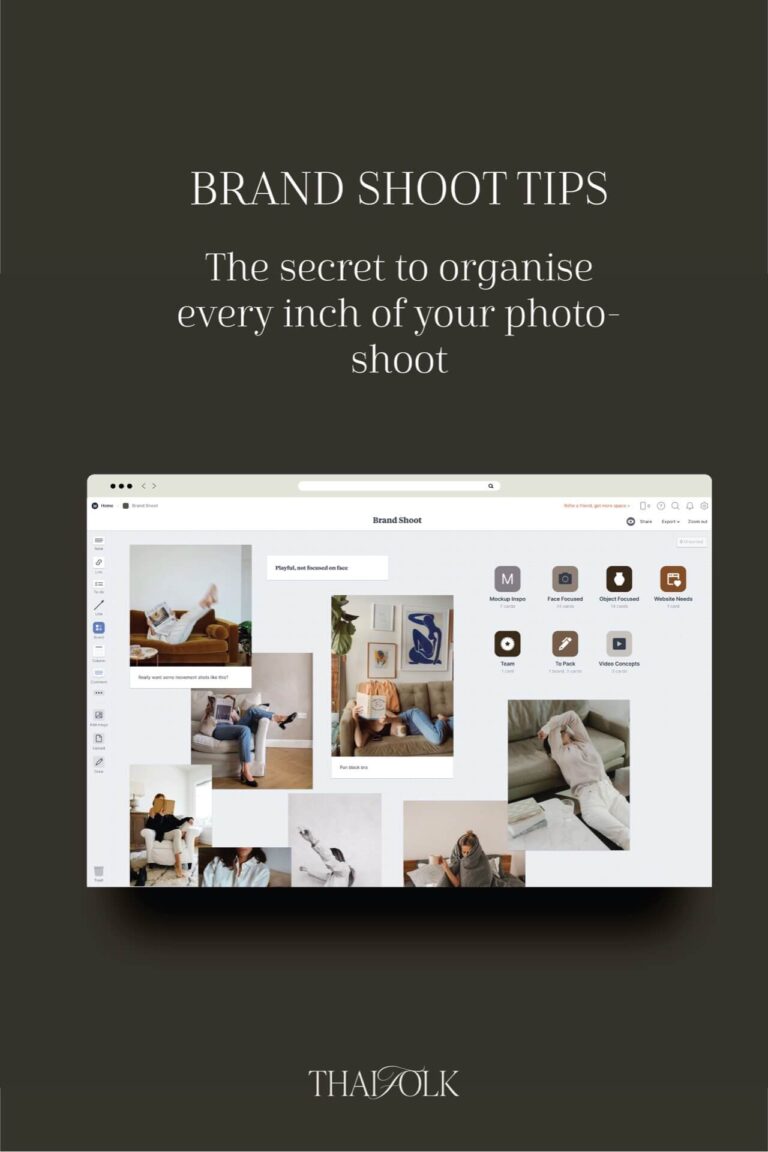 Five Steps to a Successful Brand Shoot - ThaiFolk